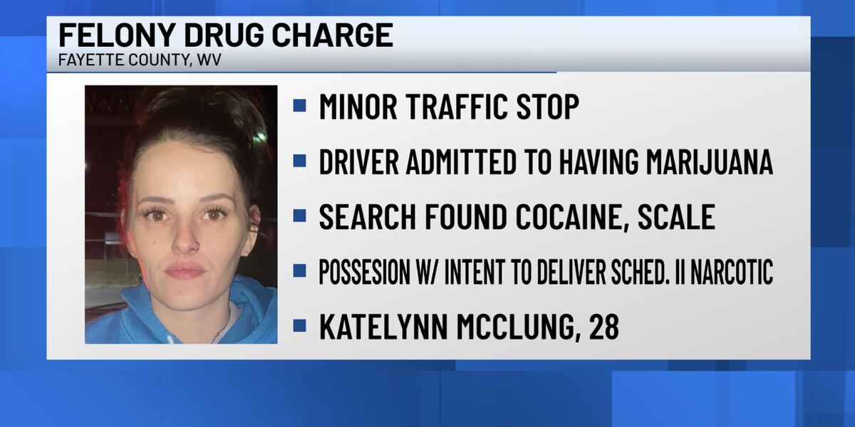 Greenbrier Co Woman Faces Felony Drug Charge